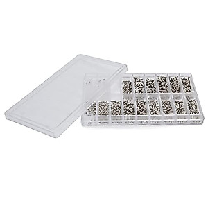 Eyeglass Screws Kit, Stainless Steel Easy Operate Perfect Repair Kit Professional Practical Eyeglasses Repair Tool Kit for Eyeglass Sunglass