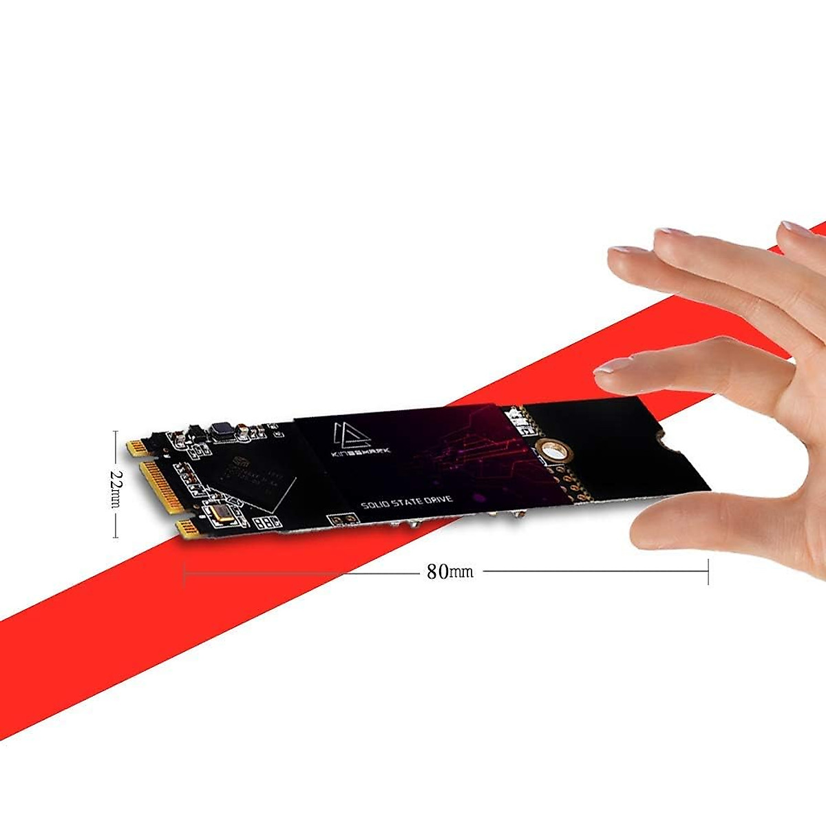 KingShark SSD M.2 2280 250GB Internal Ngff Soild State Drive SSD 80MM High Performance Hard Disk (250GB, M.2 2280)