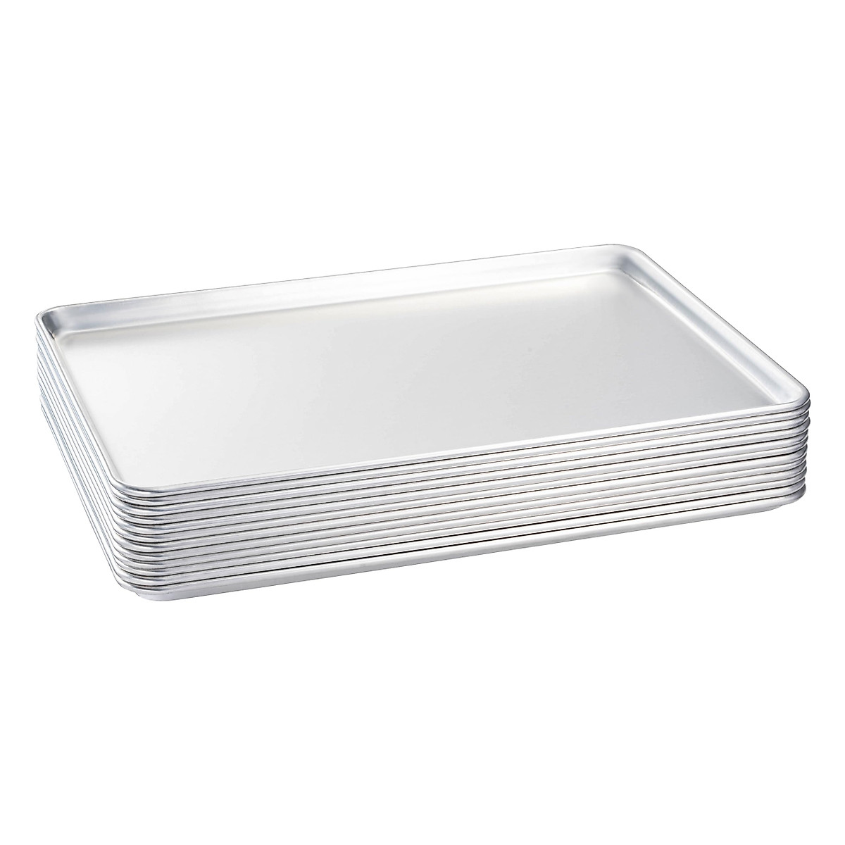 Winware 18 Inch x 26 Inch Aluminum Sheet Pan Set of 6