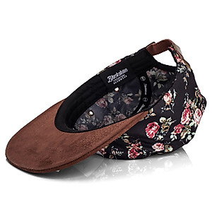 Blackskies Black Beauty Vol. II 5-Panel Cap Rose Black with Flowers Unisex Baseball Cap