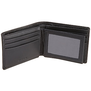 Perry Ellis Men's Gramercy Passcase Wallet, Black, One Size