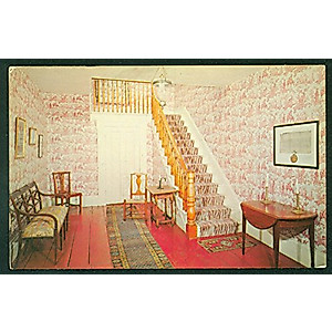 Old Fort House Museum Hallway Fort Edward New York NY Vintage Interior Postcard