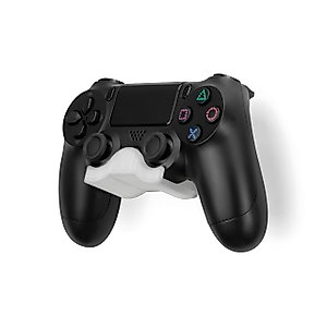 BRAINWAVZ [EOL] PS4 Game Controller Wall Hanger Stand Mount Holder (Single Pack) - PlayStation 4 Game Controller Accessories (Frosty) [EOL]