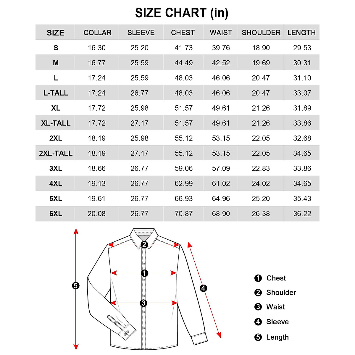 J.VER Men's Dress Shirts Solid Long Sleeve Stretch Wrinkle-Free Formal Shirt Business Casual Button Down Shirts White