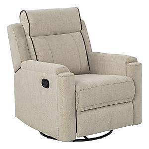 Thomas Payne® RV Swivel Glide Recliner - Norlina – Luxurious, Comfortable RV Recliner – Easy-to-Clean PolyHyde® Vinyl Fabric – High-Density Foam Interior for Extra Comfort – 2020129856