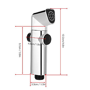 G1/2in Bidet Sprayer for Toilet, Spray Bathroom Toilet Accessories for Floor, Toilet, Taking Shower