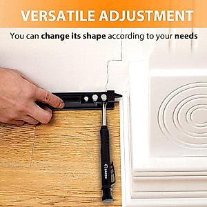 Saker Multi-function Scribing Tool- Construction Pencil- Aluminum Alloy Scribe Tool with Deep Hole Pencil,DIY Woodworking Scribe Gauge Scriber Line Maker Measuring Tool,Multifunctional Tools