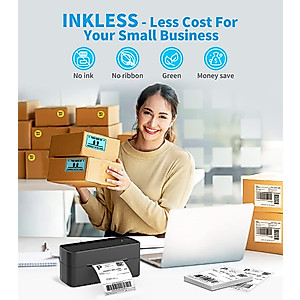 Thermal Label Printer, Phomemo Shipping Label Printer, Thermal Printer for Small Business Compatible with Mac Windows and Chromebook, Widely Used for Amazon, Ebay, Shopify, Etsy, UPS, USPS, FedEx, DHL