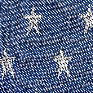 DII 4TH of July Patriotic Throw Blanket with Decorative Tassles, Use for Chair, Couch, Bed, Picnic, Camping, Beach, & Just Staying Cozy at Home (50 x 60), Star Nautical Blue