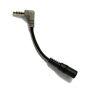 ienza Replacement SC4 TRS-TRRS, TRS 3.5mm Female to TRRS Male Rode Movo BOYA Recording Microphone Adapter Cable Cord for iPhone, Smartphone & Other Devices