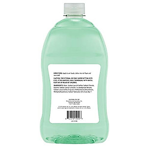 Amazon Brand - Solimo Liquid Hand Soap Refill, Mango and Coconut Water Scent, Triclosan-Free, 56 Fluid Ounces, Pack of 2