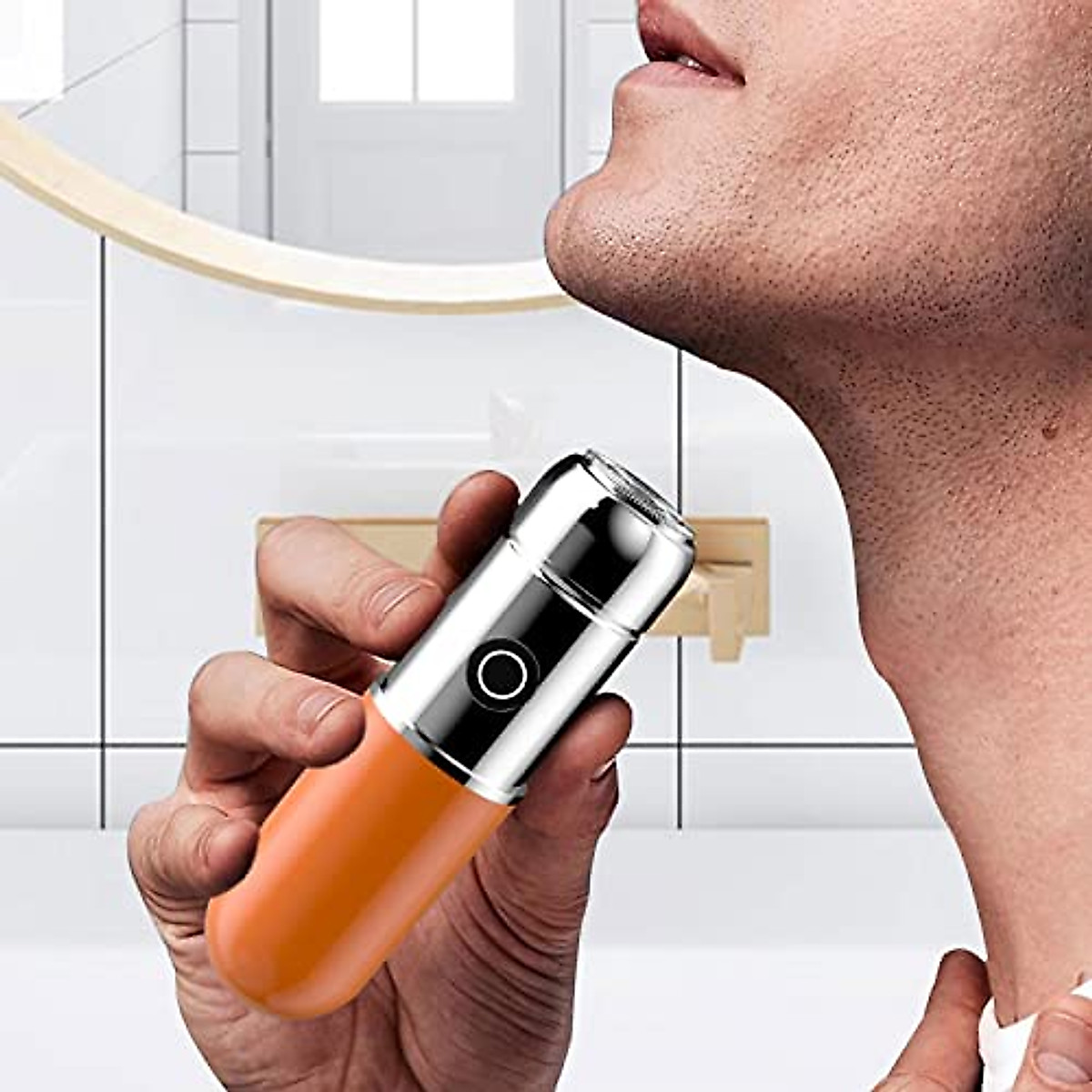 Electric Shaver, Washable Electric Shaver, USB Rechargeable Shaver with Steel Blade, Dry Electric Shaver with Pop Up Trimmer, Electric for Men Boys Adults