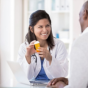 Prescription Reversible Thumb Tab Vials, Medicine Container, Pill Bottle, Prescription Pharmacy Vials Reversible Cap with Animal Pet Resistant (not Child Resistant) Open (20 Dram, 12pcs)