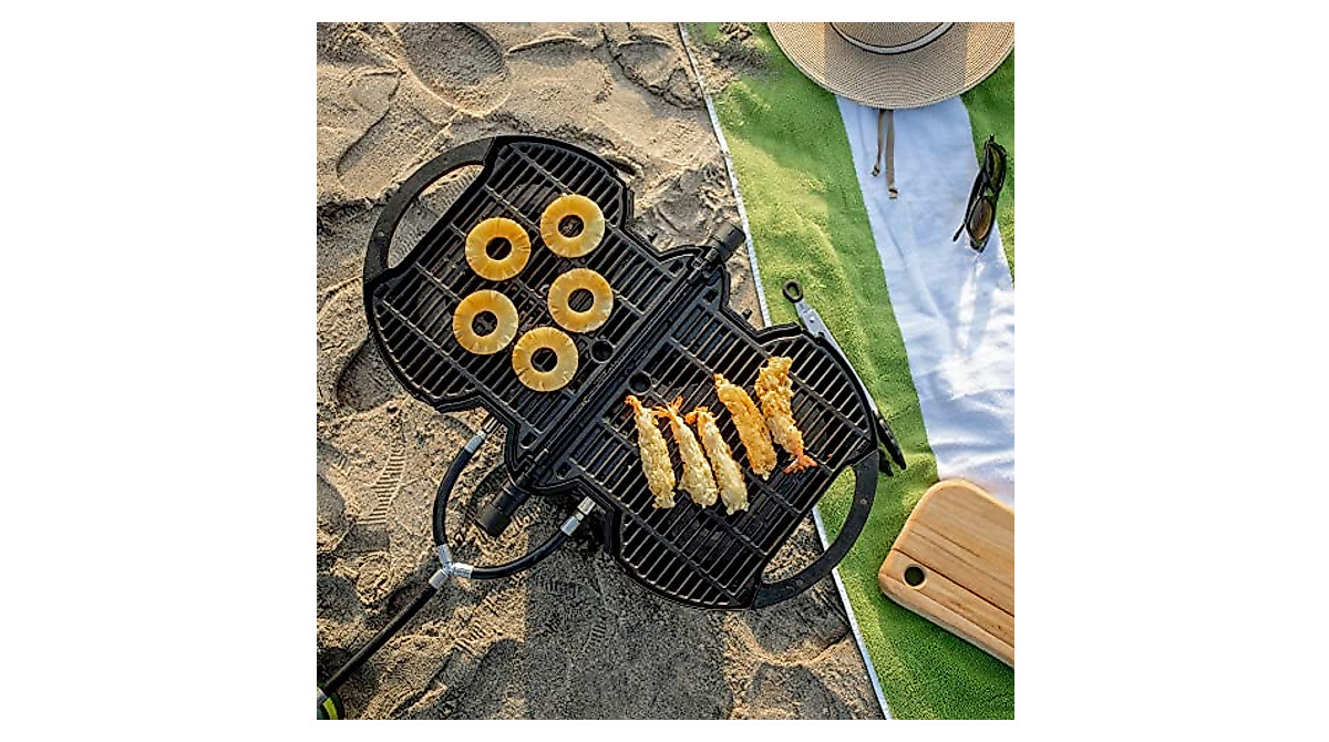 NOMADIQ Portable Gas Grill for Camping & Travel | Small & Lightweight BBQ