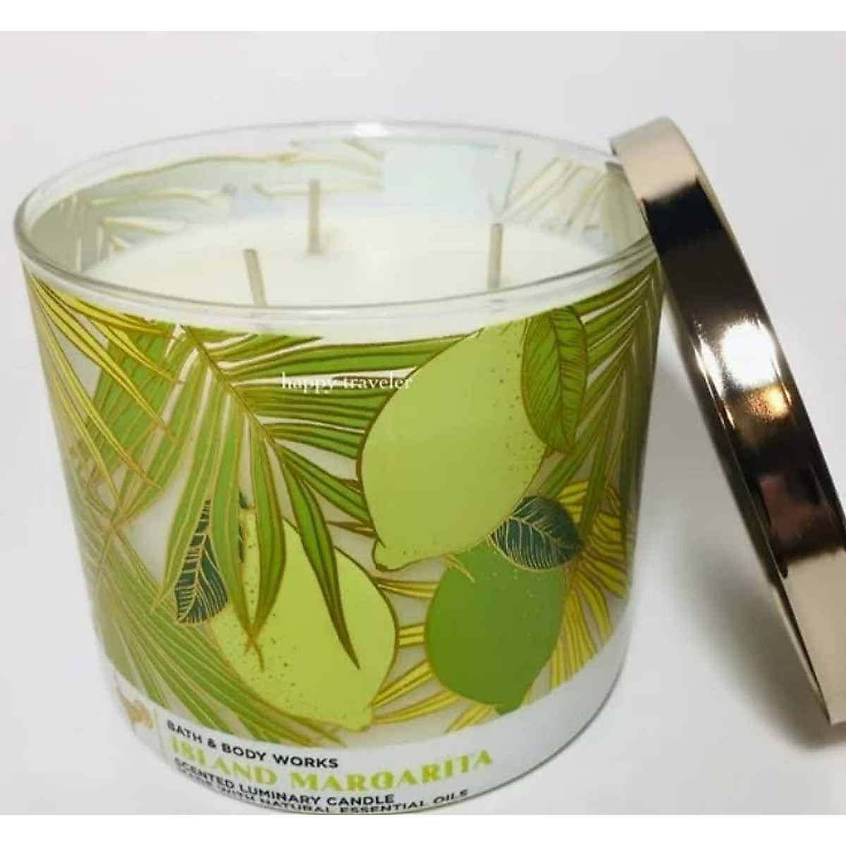 White Barn Bath and Body Works Island Margarita Scented 3-Wick Candle 14.5 oz