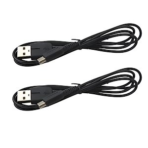 Gxcdizx 2 Pack 3DS 2DS DSi Charger Cable Power USB Charging Cord for Nintendo New 3DS XL/New 3DS/ 3DS XL/ 3DS/ New 2DS XL/New 2DS/ 2DS XL/ 2DS/ DSi/DSi XL, Black