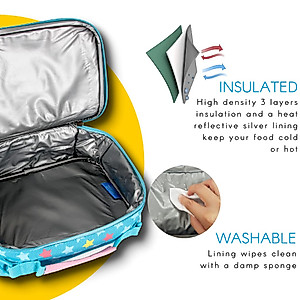 TWISE SIDE-KICK LUNCH BAG FOR SCHOOL OR TRAVEL (UNICORN)