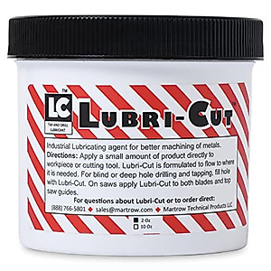 Lubri-Cut Cutting Paste for Drilling Metal - 10 Oz Tub | Tapping & Cutting Wax | Drill Cutting Fluid | Drill Cutting Oil | Saw Blade Lubricant | Made in The USA