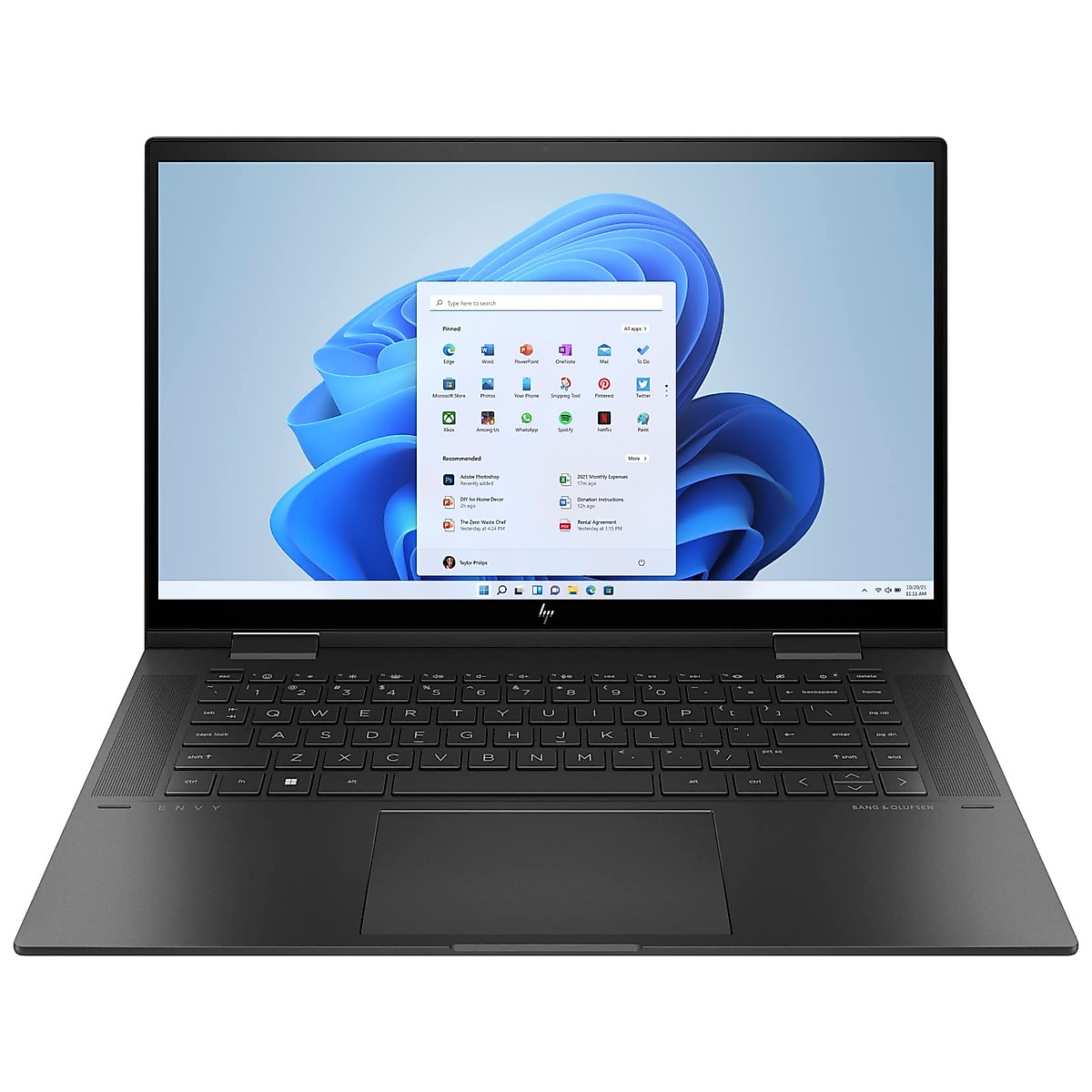 CUK Envy x360 15t Touchscreen Notebook (12-Core Intel Core i7-1260P, 32GB RAM, 2TB NVMe SSD, 15.6" FHD IPS Touch, Backlit Keyboard, Windows 11) 2-in-1 Laptop Computer (Made_by_HP) - Spectre Chassis