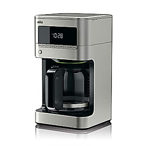 Braun KF7170SI BrewSense Drip Coffeemaker, 12 cup, Stainless Steel