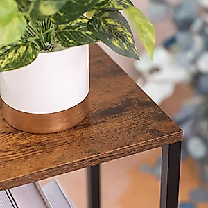 VonDream 3 Tier Plant Stand Indoor , Tall Pedestal Stand with Drawer, Tall Plant Stand for Indoor Plants Multiple, Corner Plant Table Indoor, Small Side Table for Living Room