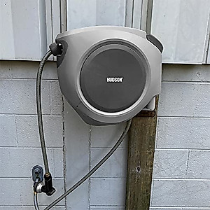 65ft Retractable Hose Reel Gray
