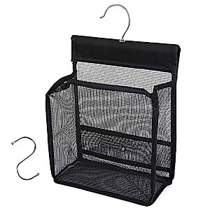 Phying FishMM Hanging Mesh Shower Caddy College with Hooks, Bath Baskets Organizer Storage for College Dorm Rooms, Gym, Swimming and Travel
