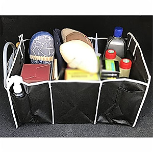 Car Multi Pocket Trunk Organizer Large Capacity Folding Storage Bag Trunk Stowing and Tidying Trunk Organizer Car Accessories