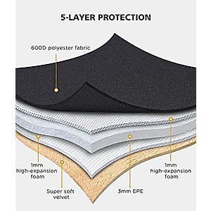 NIDOO 14 inch Laptop Sleeve case Notebook Shoulder Bag Protective Carrying Handbag for 15" Surface Laptop 3 4/14" Chromebook 3 / Thinkpad T495 T495s / Dell Latitude 14 15 / Acer Chromebook Spin 514