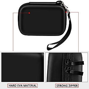 Microscope Case for Carson MicroFlip 100x-250x LED and UV Lighted Pocket Microscope(MP-250 or MP-250MU)- Black (Case Only)