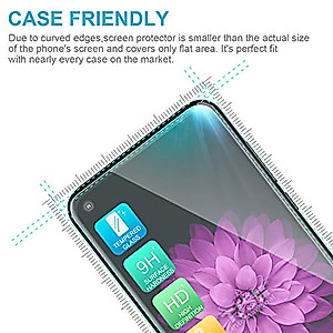 TJS for TCL Stylus 5G 2022 Case, with Tempered Glass Screen Protector, Metal Ring Kickstand Magnetic Support Drop Protective Phone Case Cover (Light Blue)