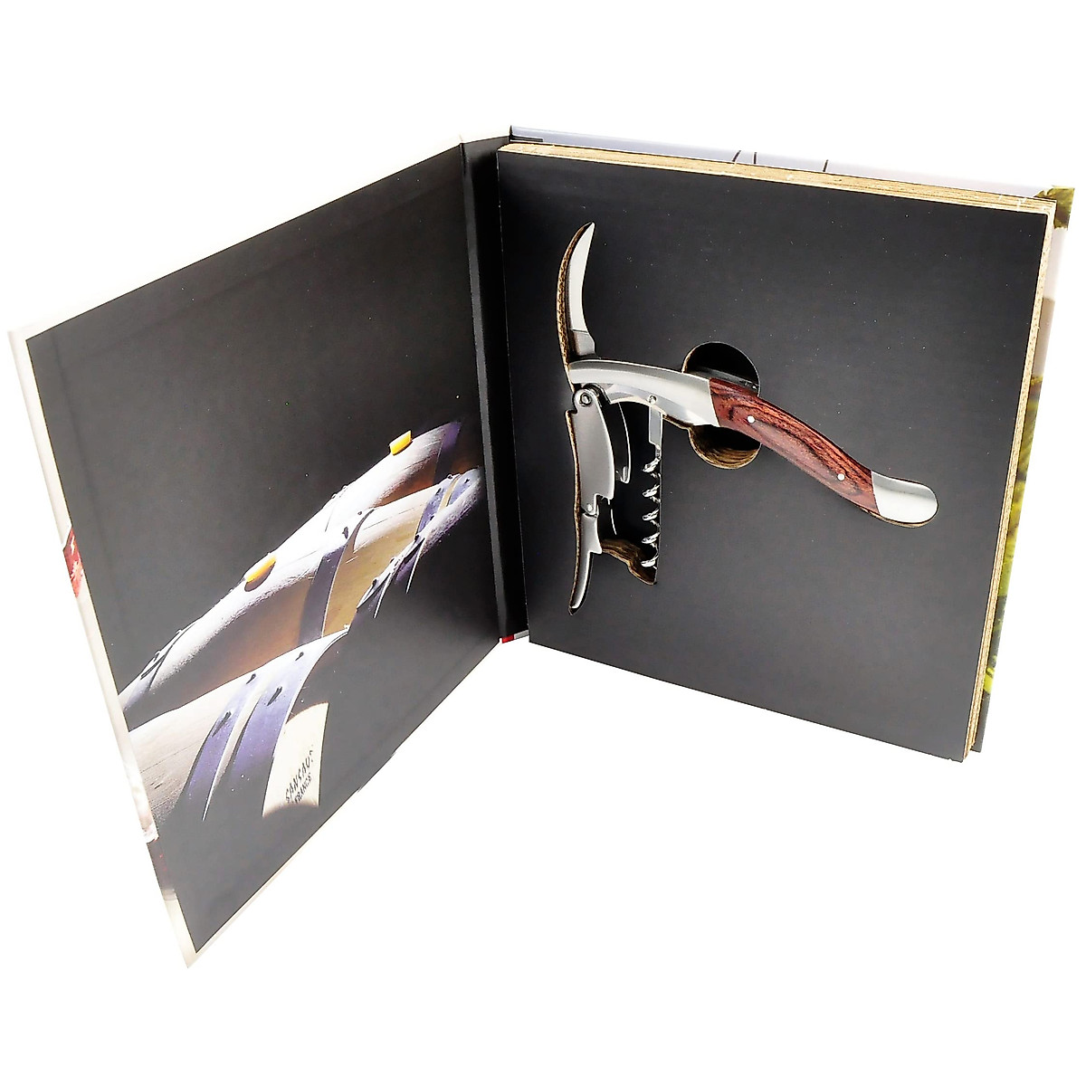 Legnoart Amarone Stainless Steel Sommelier Corkscrew with Dark Pakkawood Handle