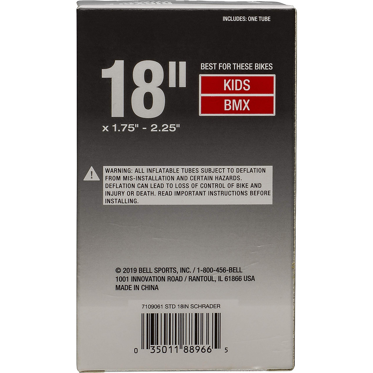 Bell STANDARD Tube 18 x 1.75-2.25
