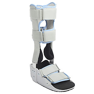 Orthopedic Walking Boot, Adjustable Breathable Ankle Protective Fracture Boot, Comfortable Air Walker Brace with Open Toe Design for Injured Foot, Ankle Sprain, Broken Toe, Ligament Injuries