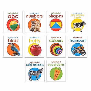 My First Library : Boxset of 10 Board Books for Kids