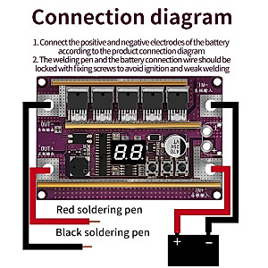 HICCYRODLY K99 Mini Automatic Spot Welder DIY Kit 99 Adjustment 0.1-0.3Mm 18650 Lithium Battery Spot Welder Pen