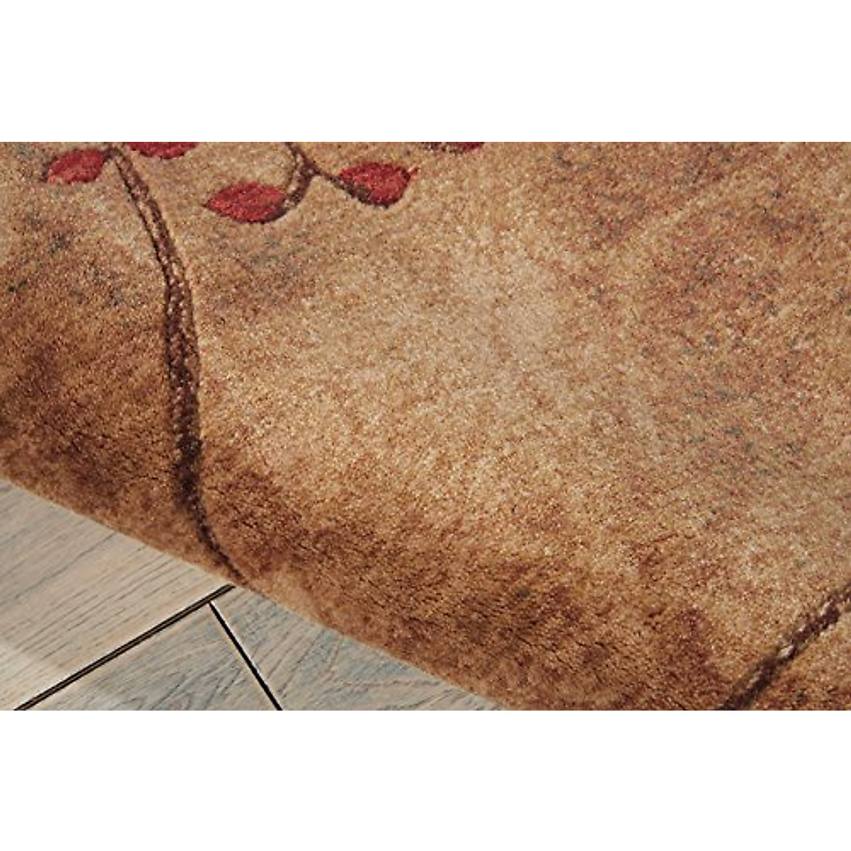 Nourison Somerset Rustic Latte 2'3" x 8' Area-Rug, Easy-Cleaning, Non Shedding, Bed Room, Living Room, Dining Room, Kitchen (2x8)