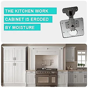 WANLIN Cabinet Door Hinge Repair Kit, Includes Fixing Screws, for Wood, Furniture, Shelves, Cabinet (2pcs)