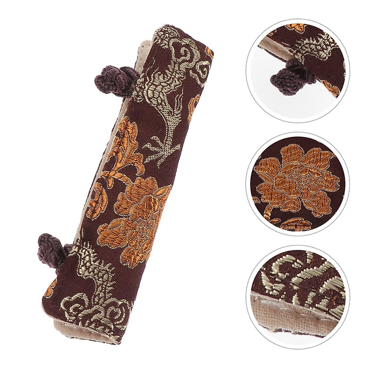 VOSAREA 2pcs Teapot Handle Covers Hot Handle Cover Holder Sleeve for Cast Iron Skillet Pot Pan Tea Kettle Handle Covers