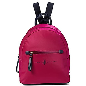 Tommy Hilfiger Jennifer II Small Backpack Smooth Nylon Italian Wine One Size