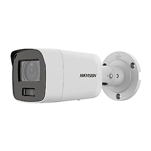 4K(8MP) Outdoor ColorVu Bullet POE IP Camera DS-2CD2087G2-LU(2.8MM), 24/7 colorful imaging,Acusense Technology, Built-in Microphone