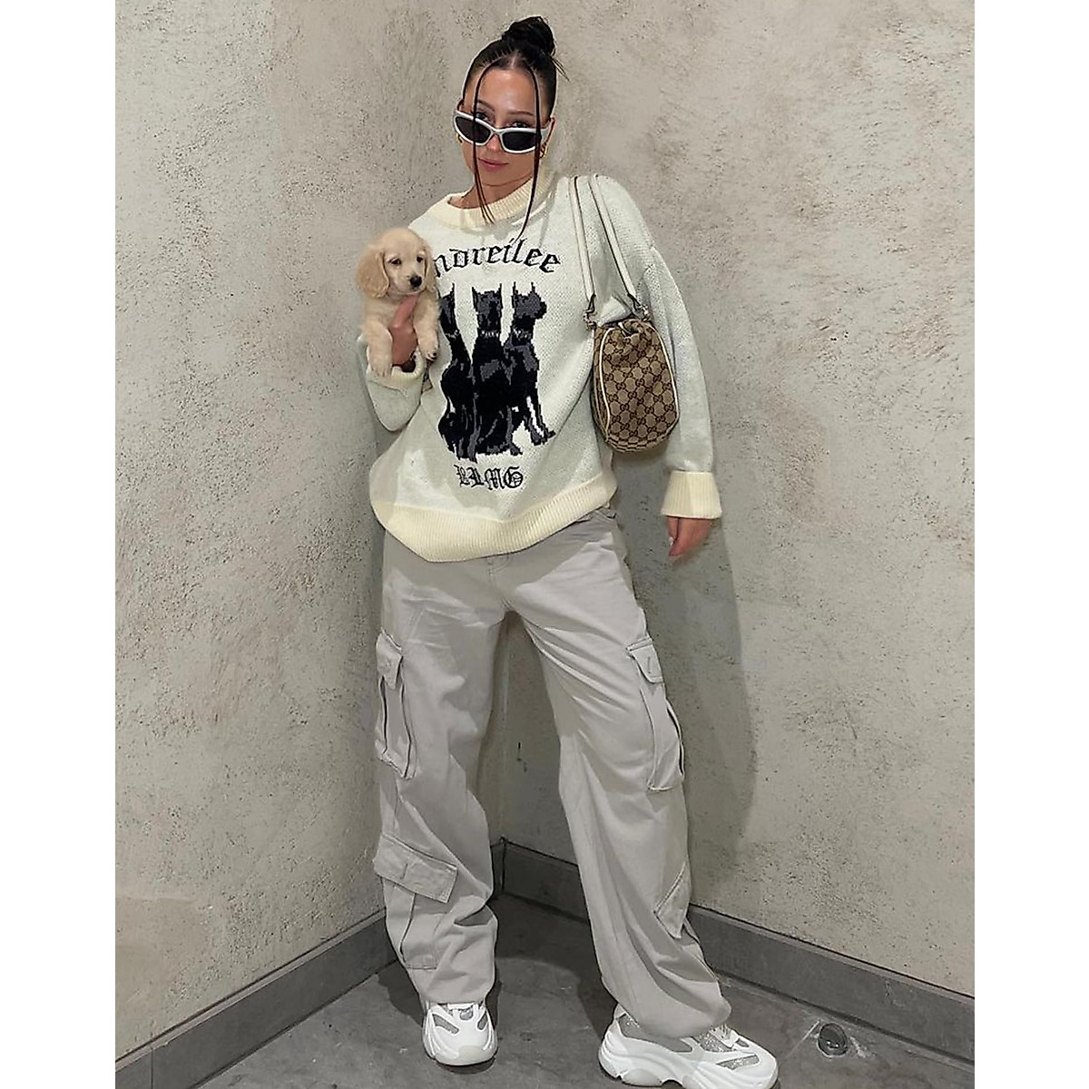 DUPER Sunglasses Womens Y2k Glasses-Trendy Sunglasses Men Fashion Glasses, Y2k Sunglasses For Mens, Wrap Around Sunglasses for Womens Silver Glasses, Mob Wife Womens Sunglasses