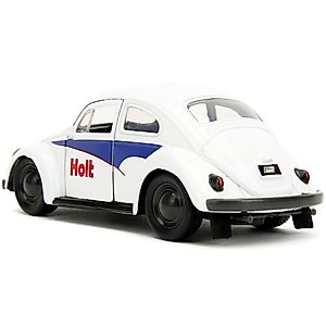 Punch Buggy 1:32 Scale 1959 Volkswagen Beetle Die-cast Car with Mini Gloves Accessory (White), Toys for Kids and Adults