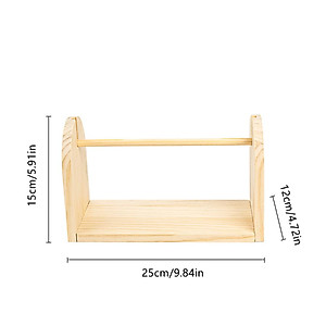 QRZLP Spools Thread Rack, Wooden Ribbon Storage Rack Sewing Yarn Roll Holder Mesh Crochet Thread Rack for Embroidery Quilting and Sewing Threads.