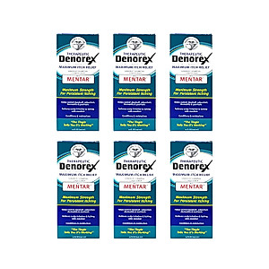 Denorex Dandruff Shampoo + Conditioner Maximum Itch Relief, 10 fl oz (Pack of 6)