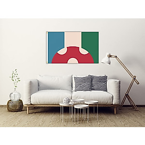 Kinoko Kingdom Flag Dream Smp Kinoko Kingdom Flag 3x5 FT Banner, Manberg Flag Double-Sided, 2 Brass Grommets for Indoor and Outdoor Flagging Room Dormitory Decoration