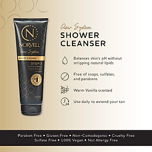 Norvell Post Sunless Self Tanner pH Balancing Cleanser - Body Wash, 8.5 fl.oz
