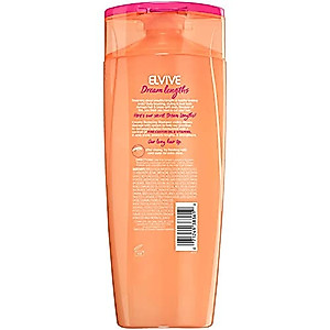 L'Oreal Paris Elvive Dream Lengths Restoring Shampoo with Fine Castor Oil and Vitamins B3 and B5 for Long, Damaged Hair, Visibly Repairs Damage Without Weighdown With System, 12.6 Fl; Oz