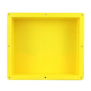 Ready For Tile Waterproof Leak Proof 16" x 14" Bathroom Recessed Shower Niche - Single Bathroom Shelf Organizer Storage For Shampoo & Toiletry Storage STR-1614 - Flush Mount Installation