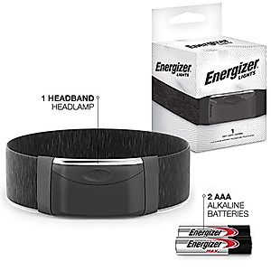Energizer LED Headlamp Flashlight, Bright Headband Light Works as Running Lights for Runners